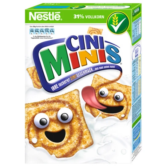 Strapazierfähig & leicht zu waschen Nestlé® Cini Minis Zimt 375G - Eine ...